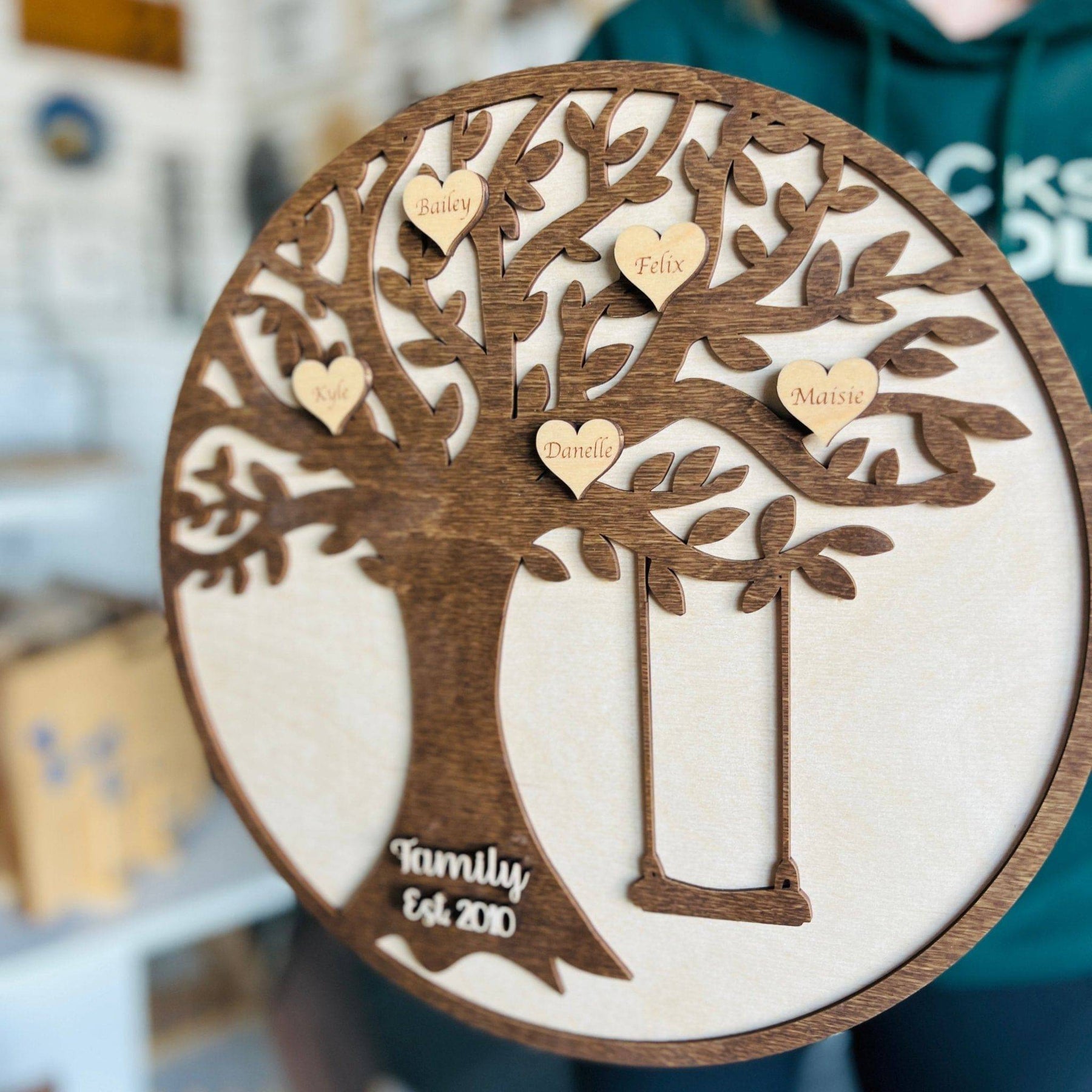 Personalized Family Tree Sign - Sticks & Doodles